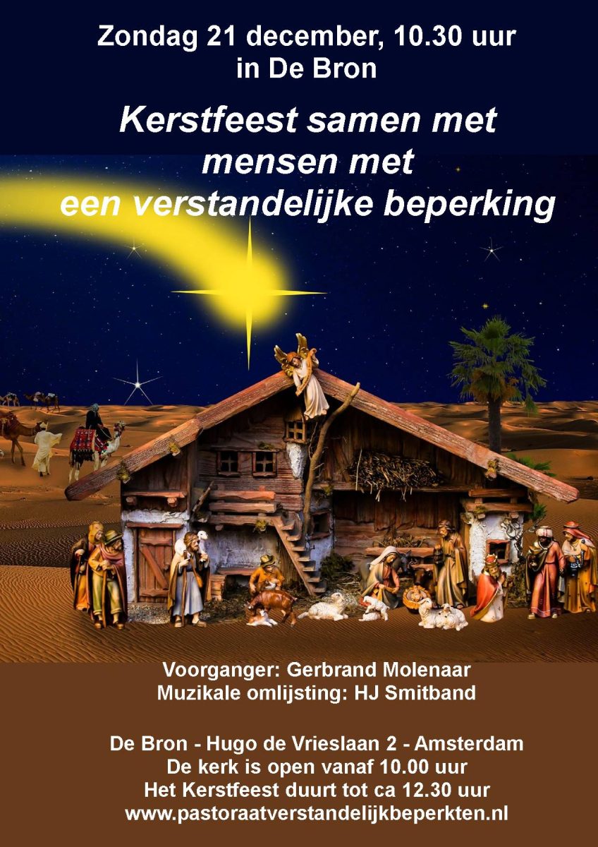 Kerstfeest met mensen met een verstandelijke beperking - Protestantse ...